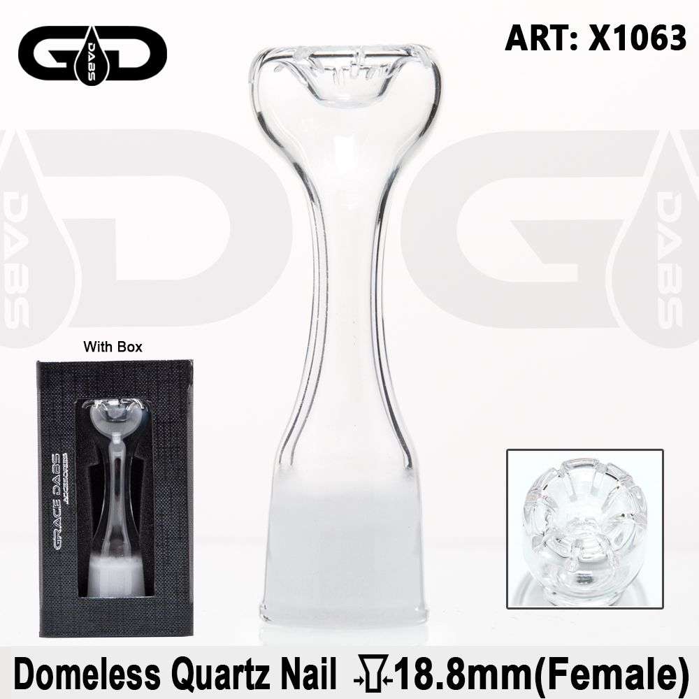 Grace Glass | Domeless Quartz nail for oil bongs - SG:18.8mm (female ...